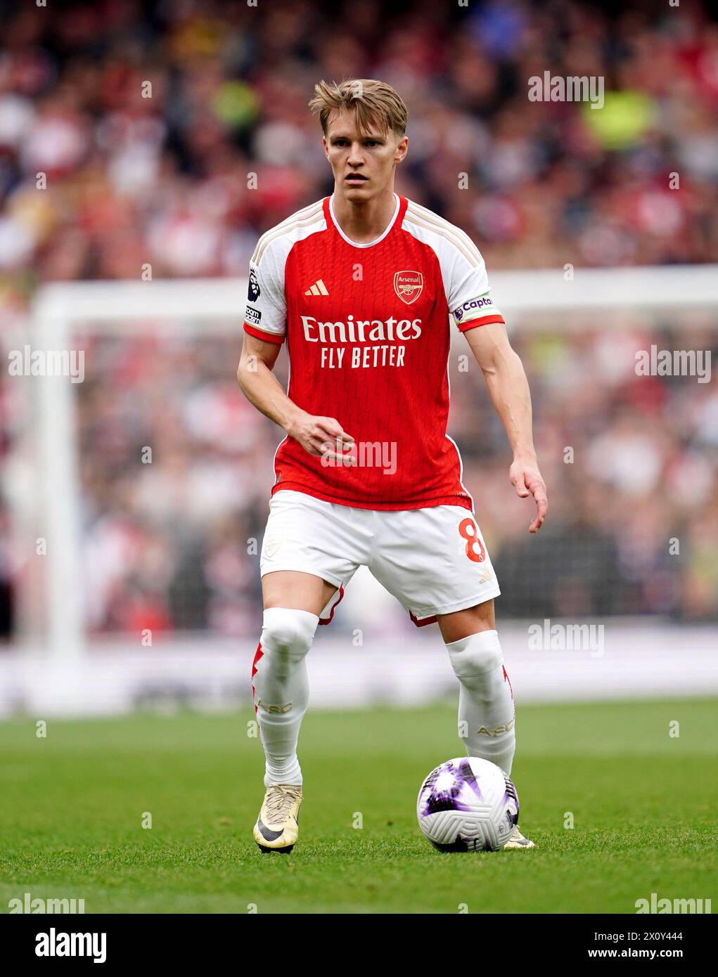 Arsenal's Martin Odegaard during the Premier League match at the ...