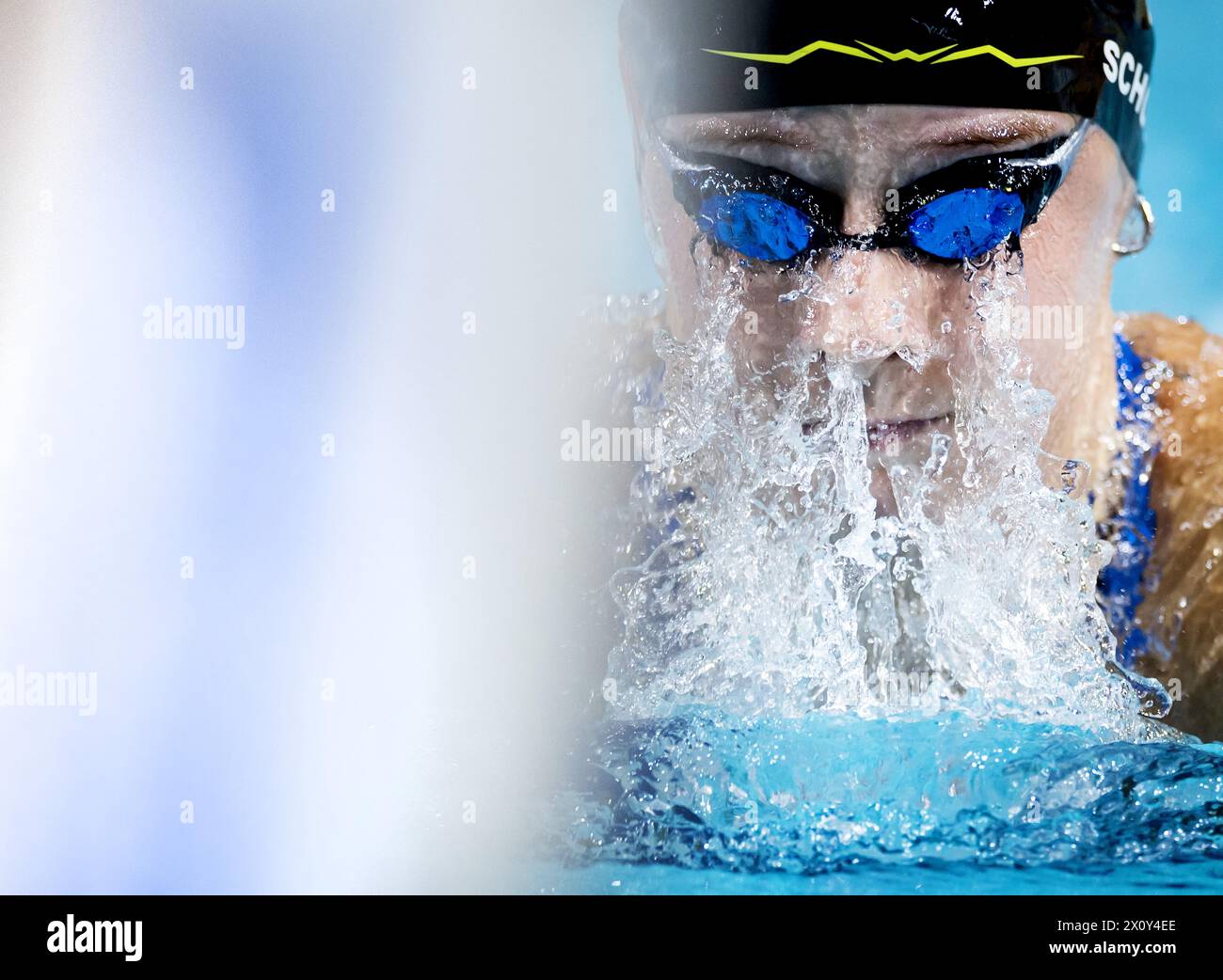 EINDHOVEN - Tes Schouten during the final 100 school. The Dutch ...