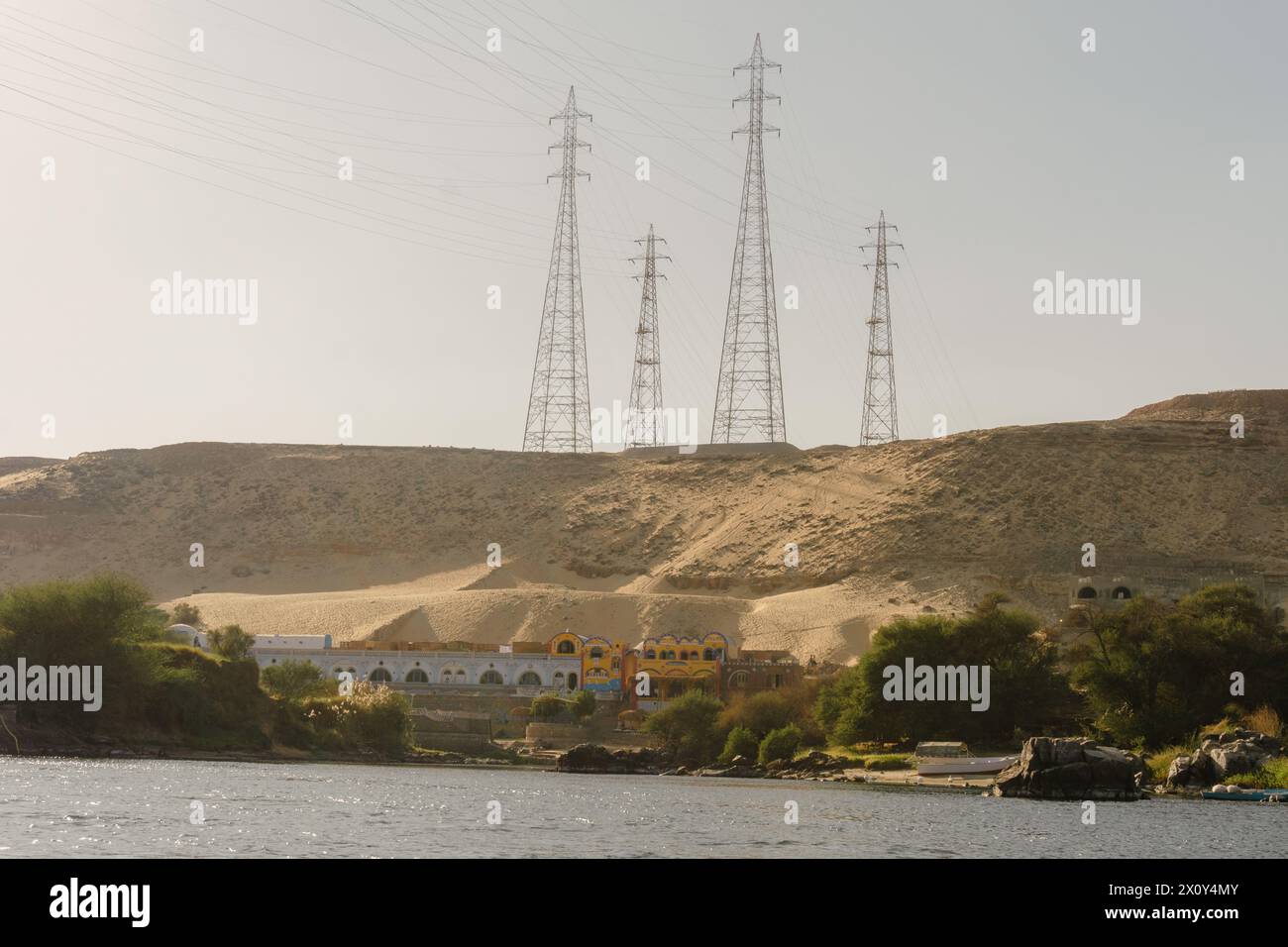 Nubian village bank nile river hi-res stock photography and images - Alamy