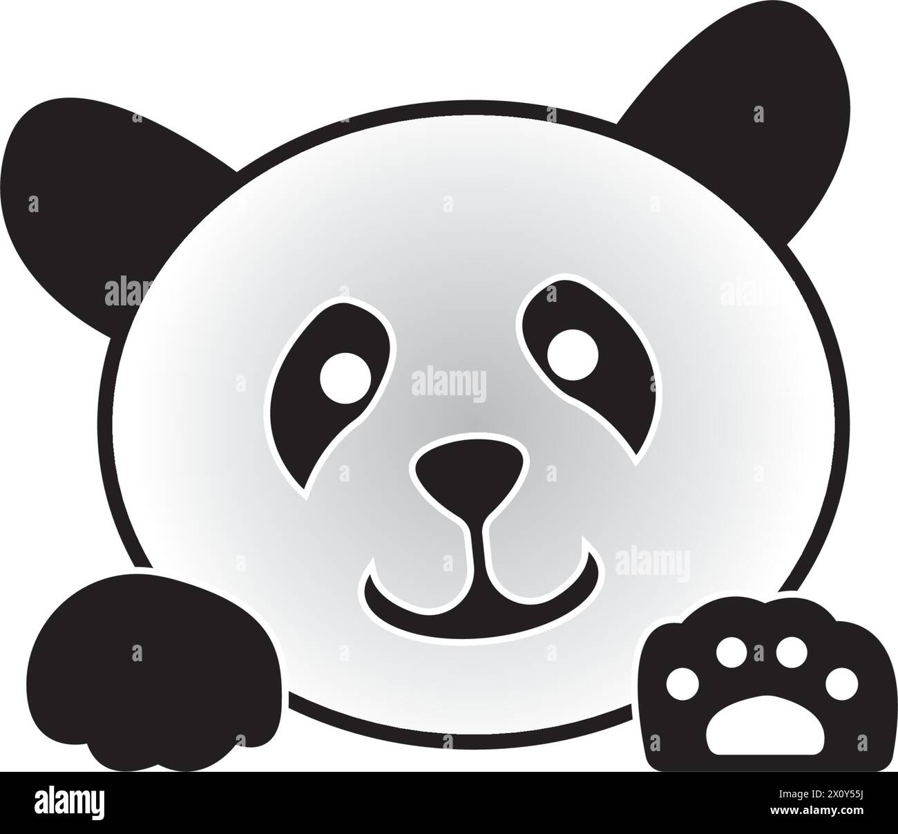panda icon logo vector design template Stock Vector Image & Art - Alamy