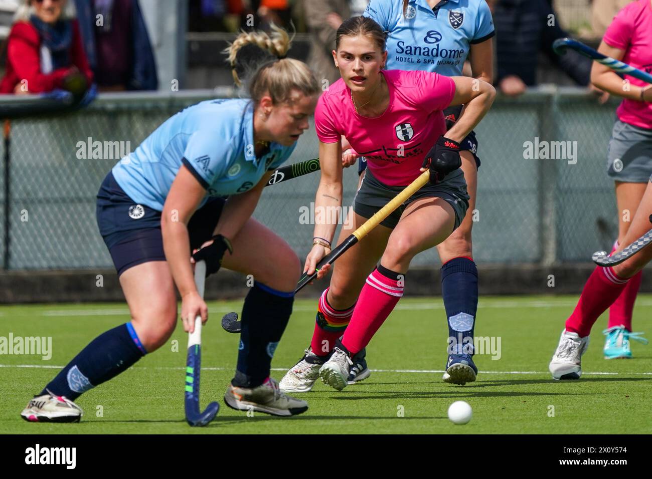 NIJMEGEN, NETHERLANDS - APRIL 14: Teuntje Bruijstens of Ring Pass Delft ...