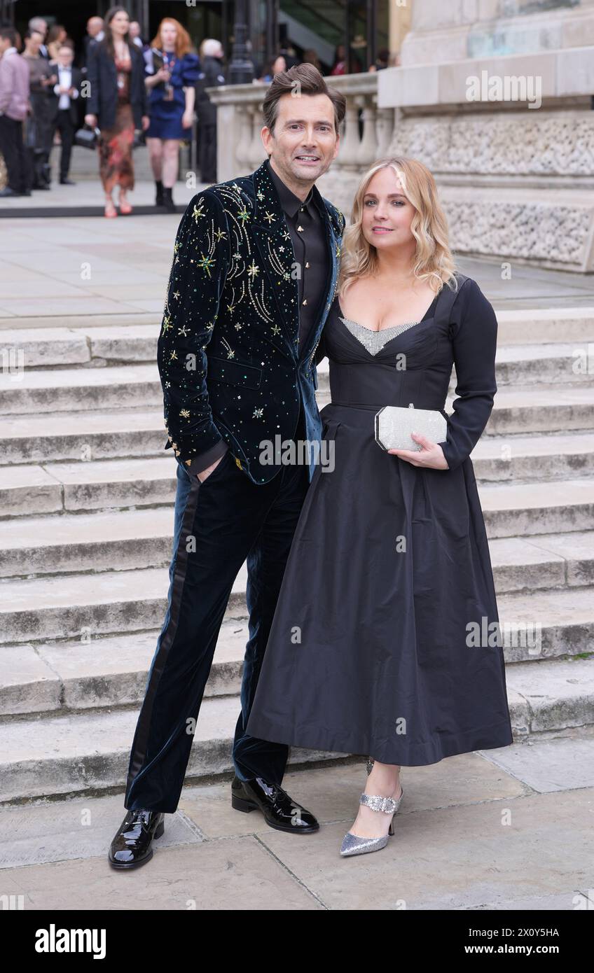 David Tennant and Georgia Tennant attending the Olivier Awards at the ...
