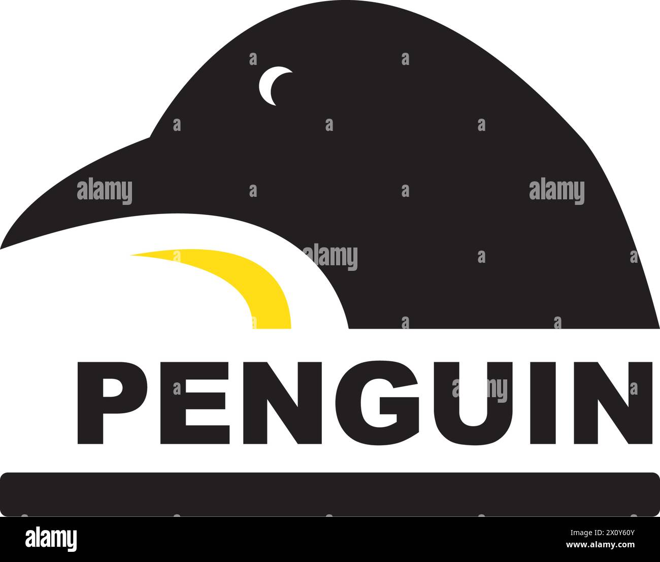 Penguin icon logo vector design template Stock Vector Image & Art - Alamy