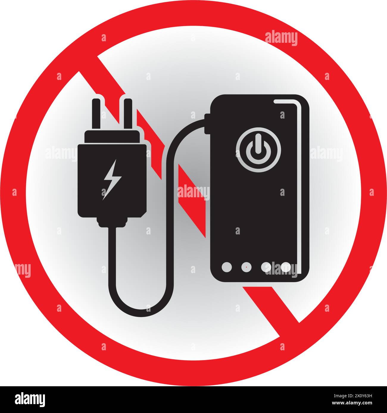 charger icon logo vector design template Stock Vector Image & Art - Alamy