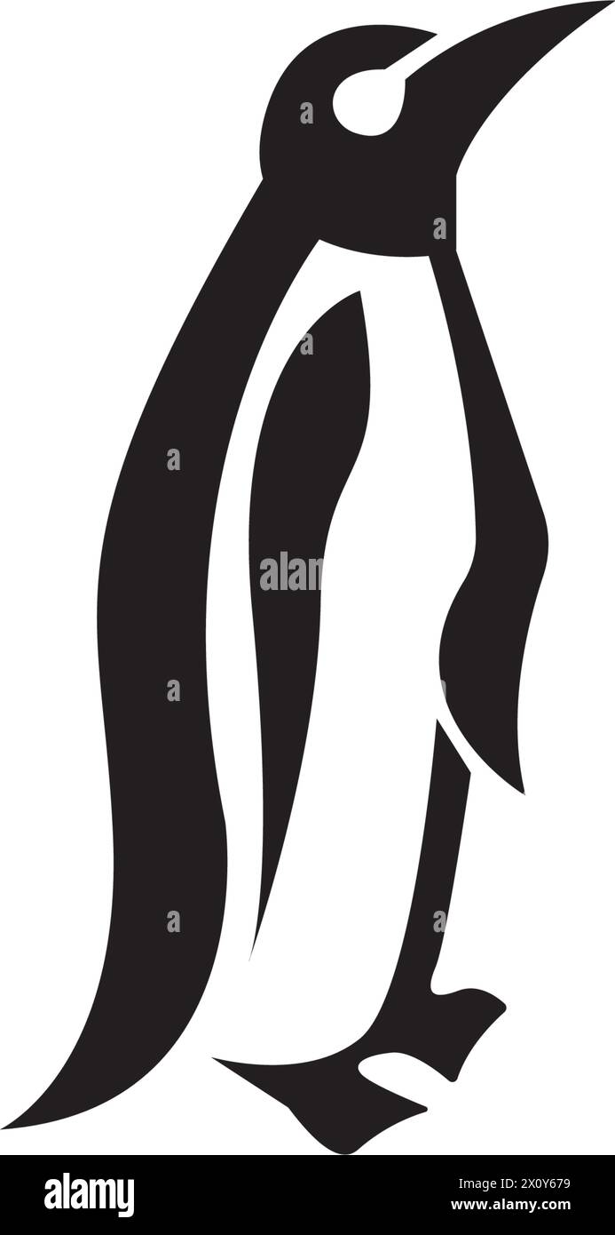 Penguin icon logo vector design template Stock Vector Image & Art - Alamy