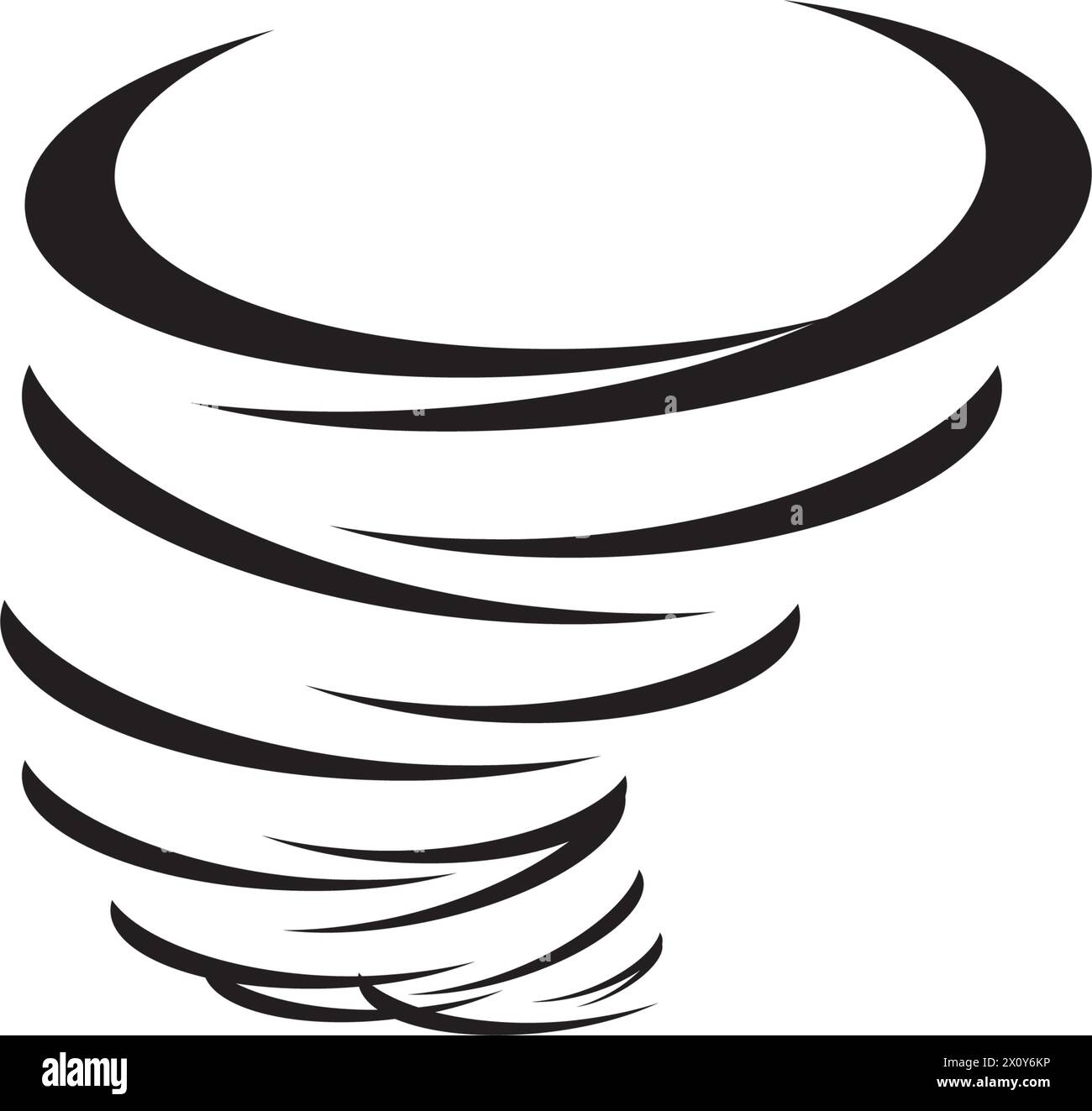 Tornado funnel shape hi-res stock photography and images - Alamy