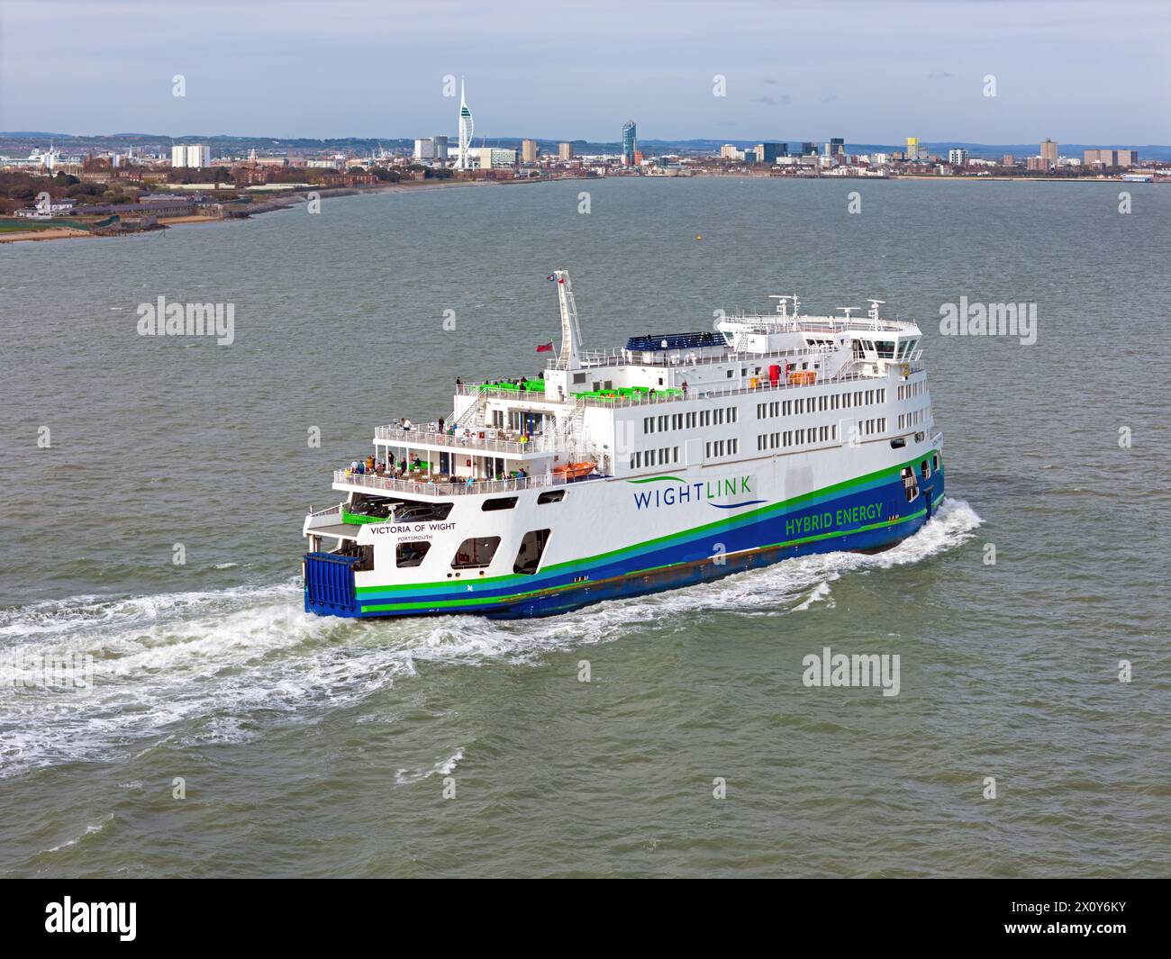 Victoria of Wight, is a hybrid energy-powered ferry operated by ...