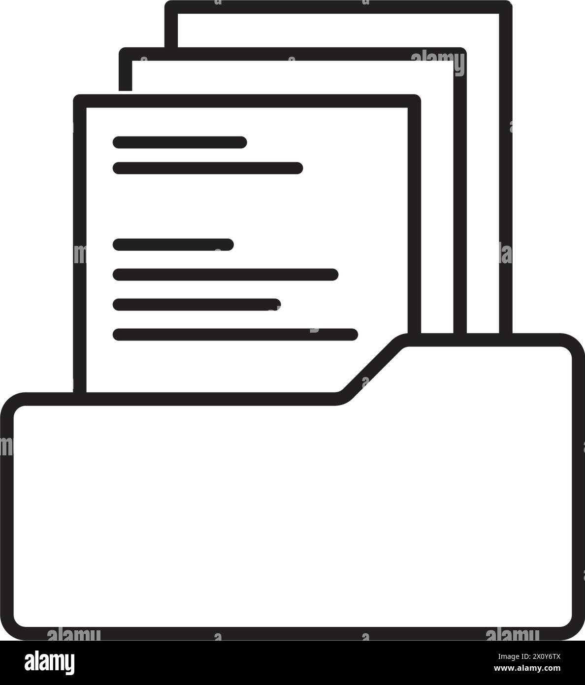 document icon logo vector design template Stock Vector Image & Art - Alamy