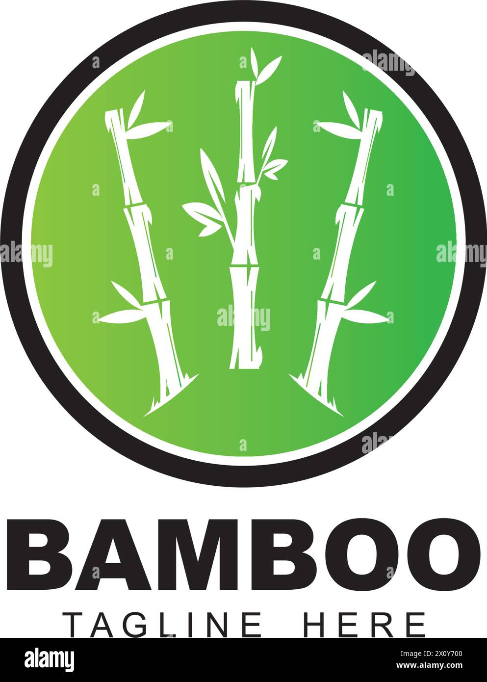 Bamboo logo vector icon illustration design Stock Vector Image & Art ...