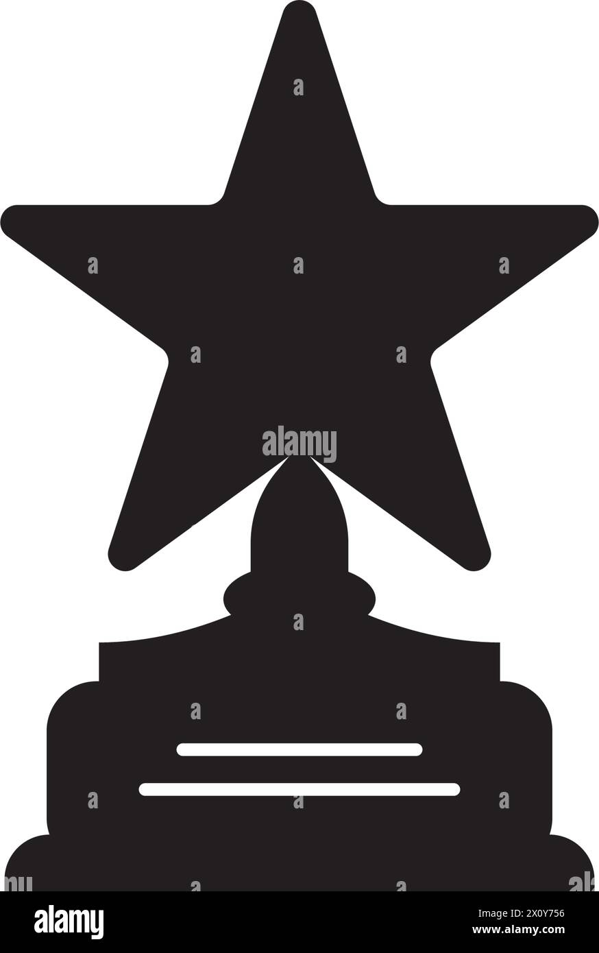 Trophy icon logo vector design template Stock Vector Image & Art - Alamy