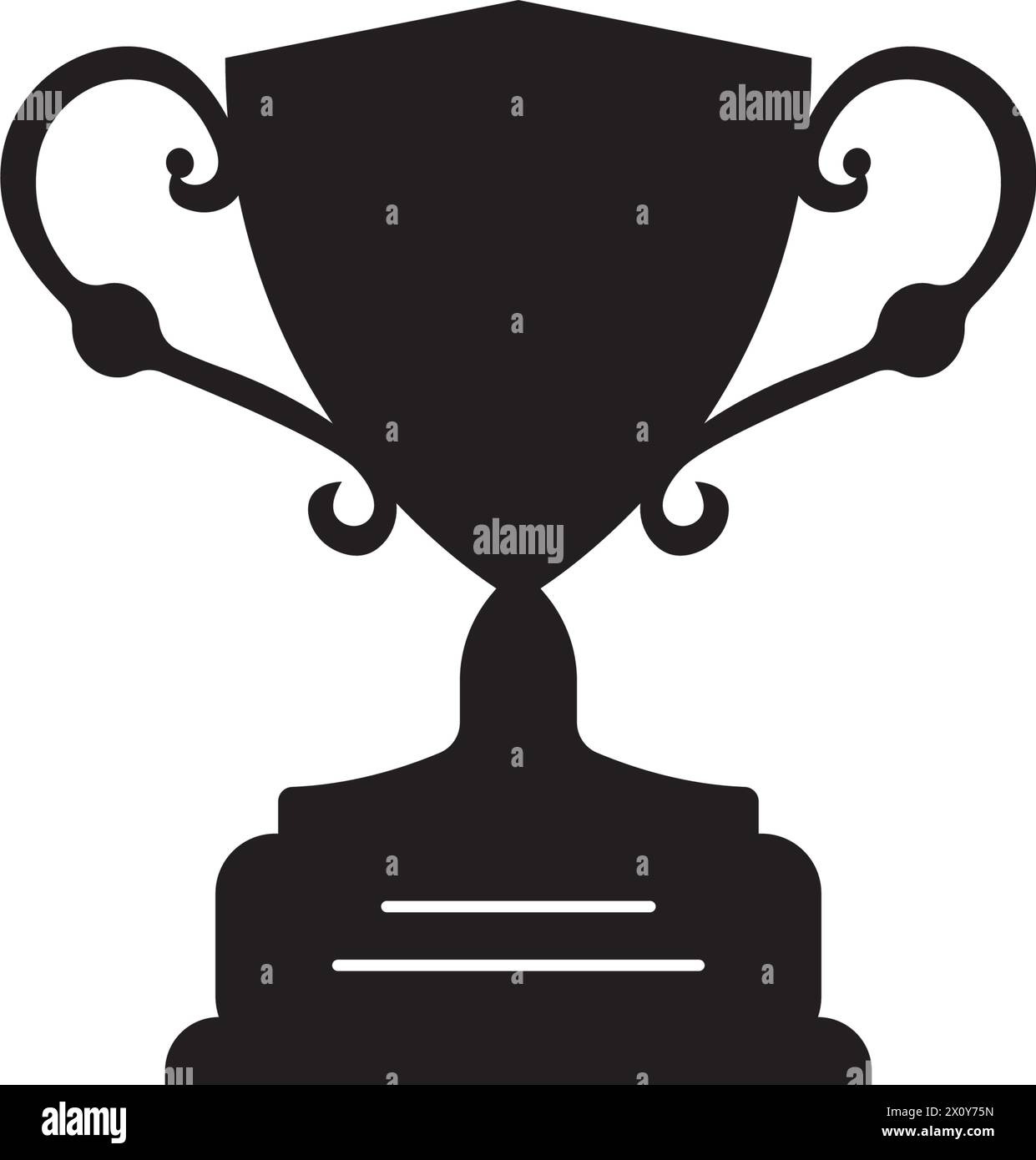 Trophy icon logo vector design template Stock Vector Image & Art - Alamy