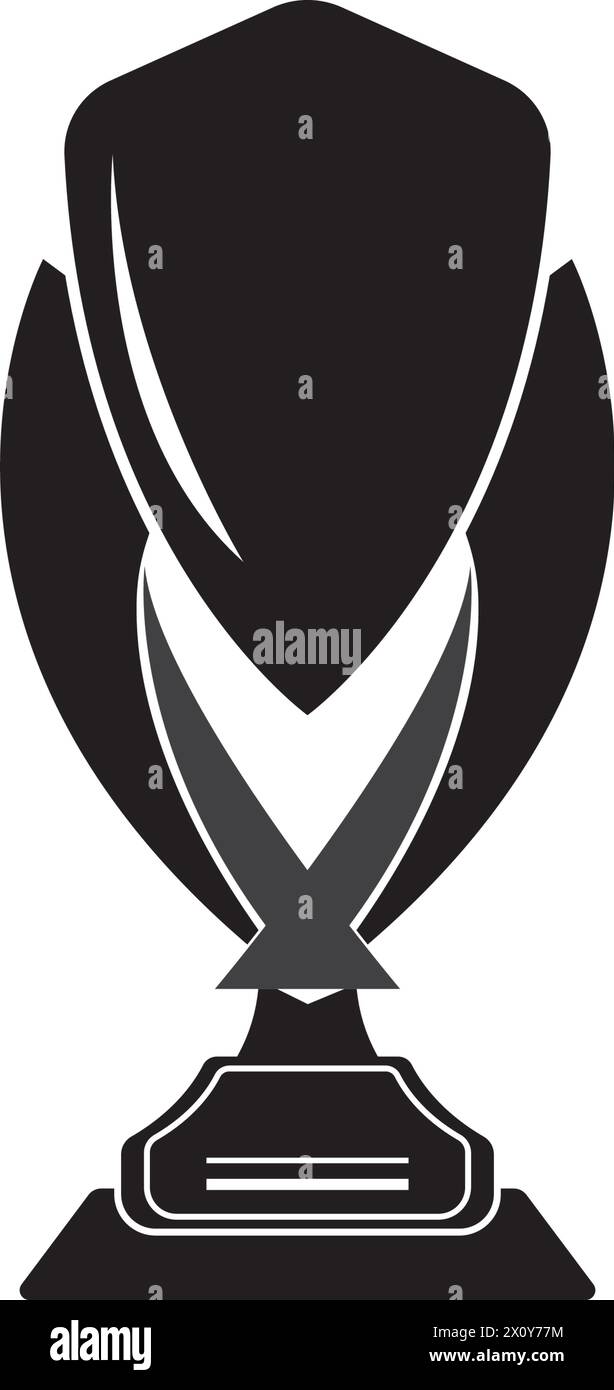 Trophy icon logo vector design template Stock Vector Image & Art - Alamy