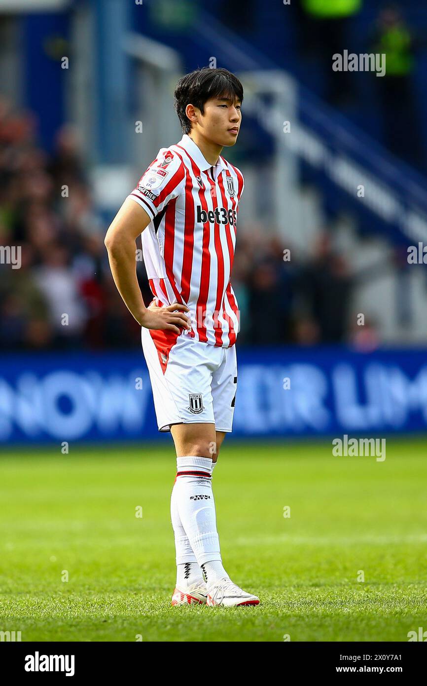 Hillsborough Stadium, Sheffield, England - 13th April 2024 Bae Jun-ho ...
