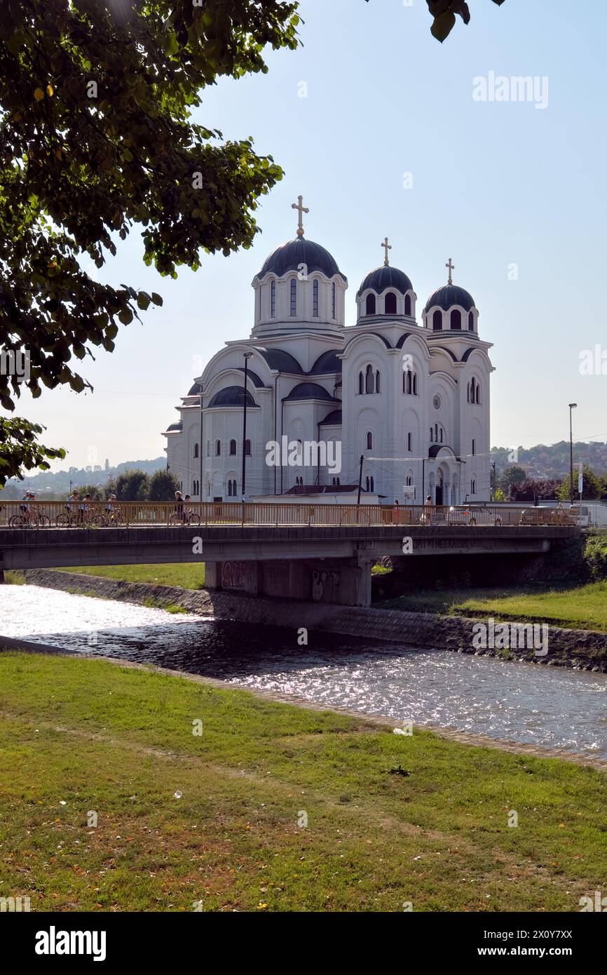 Cathedral Church of the Resurrection of the Lord along Kolubara River ...
