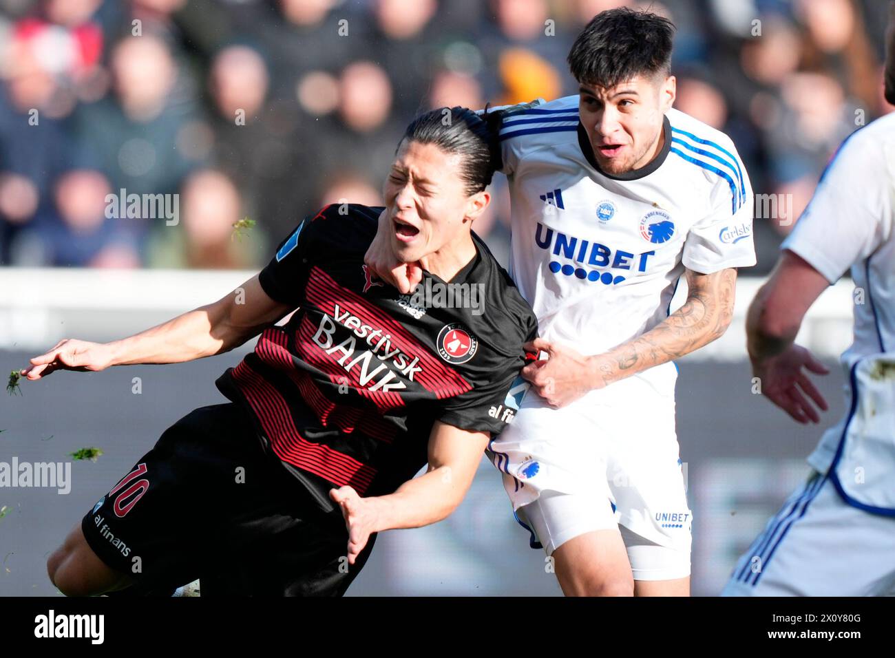 Superliga match between FC Midtjylland and FC Copenhagen at MCH Arena ...