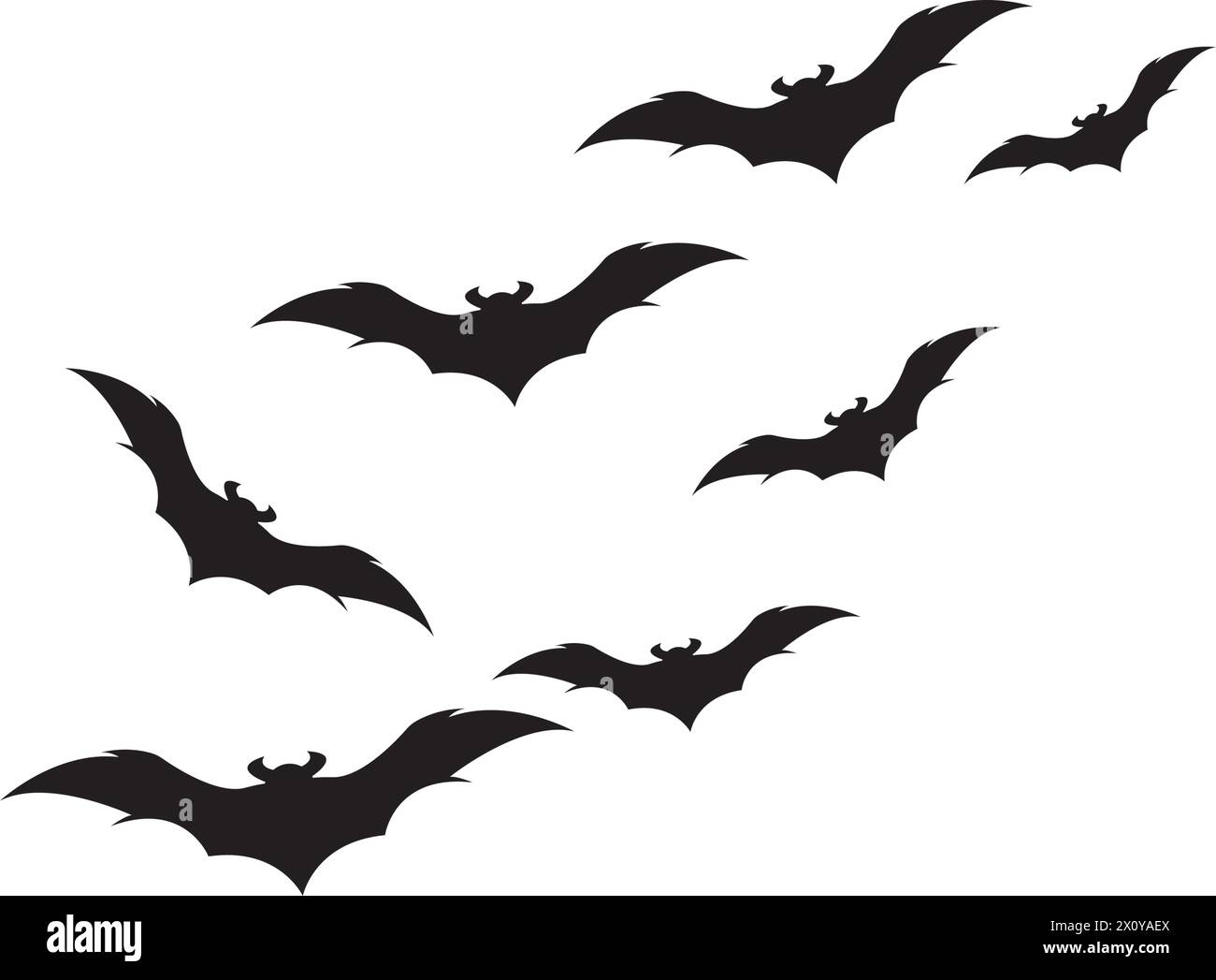 Bat icon for web. Isolated on white background illustration Stock ...