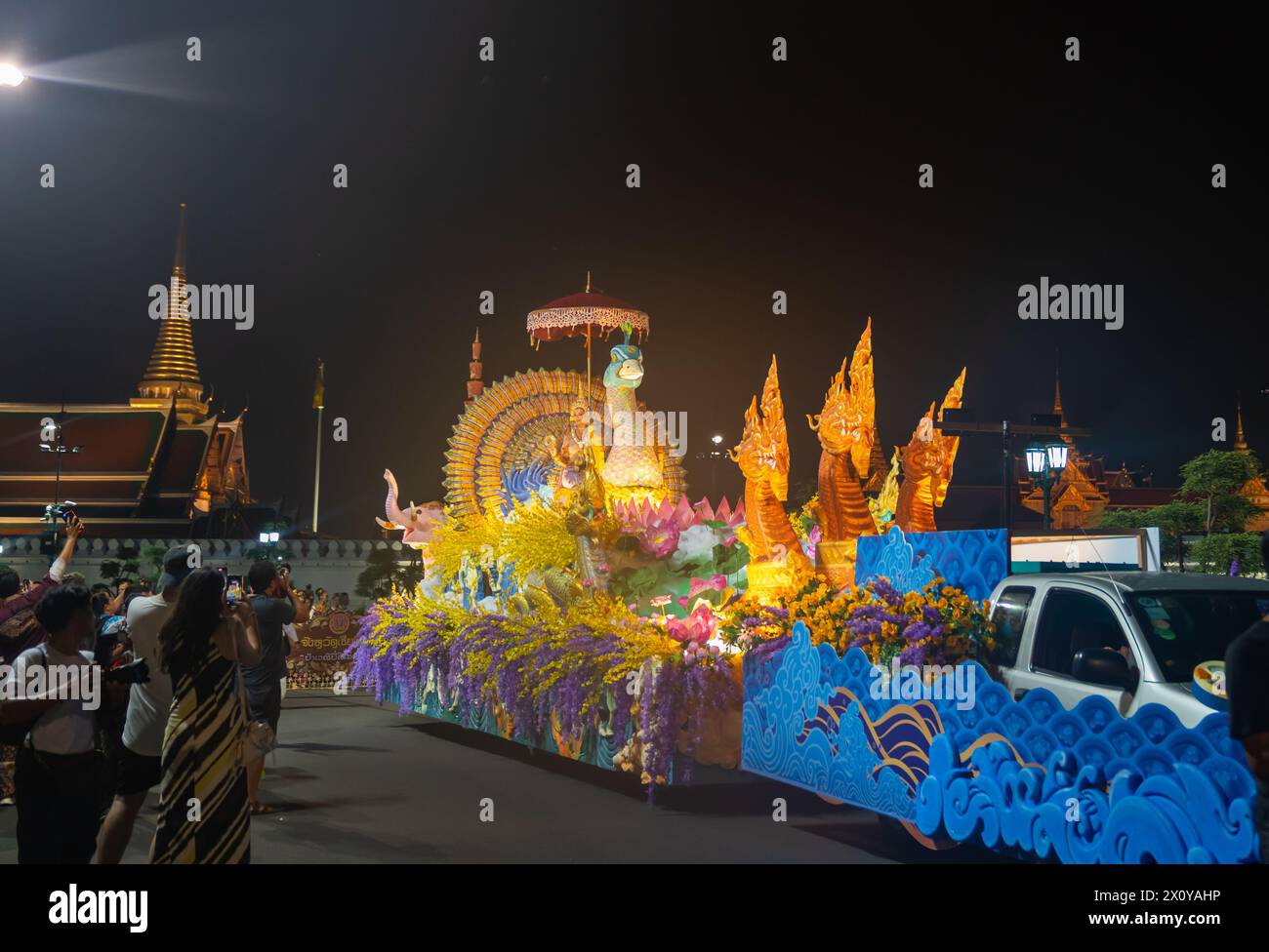 Bangkok,Thailand-April,11,2024: The stunning Songkran parade at Sanam ...
