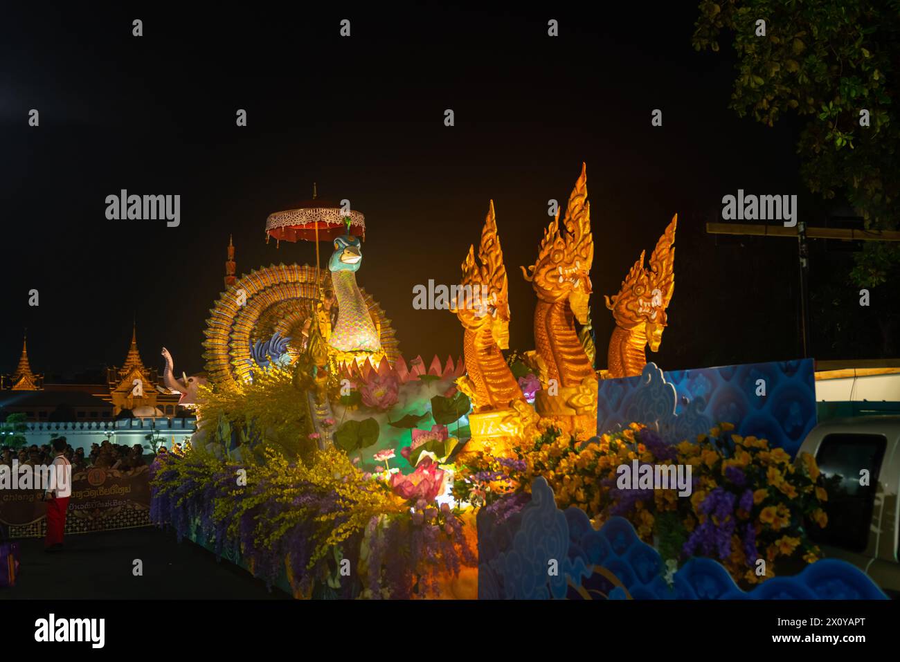 Bangkok,Thailand-April,11,2024: The stunning Songkran parade at Sanam ...