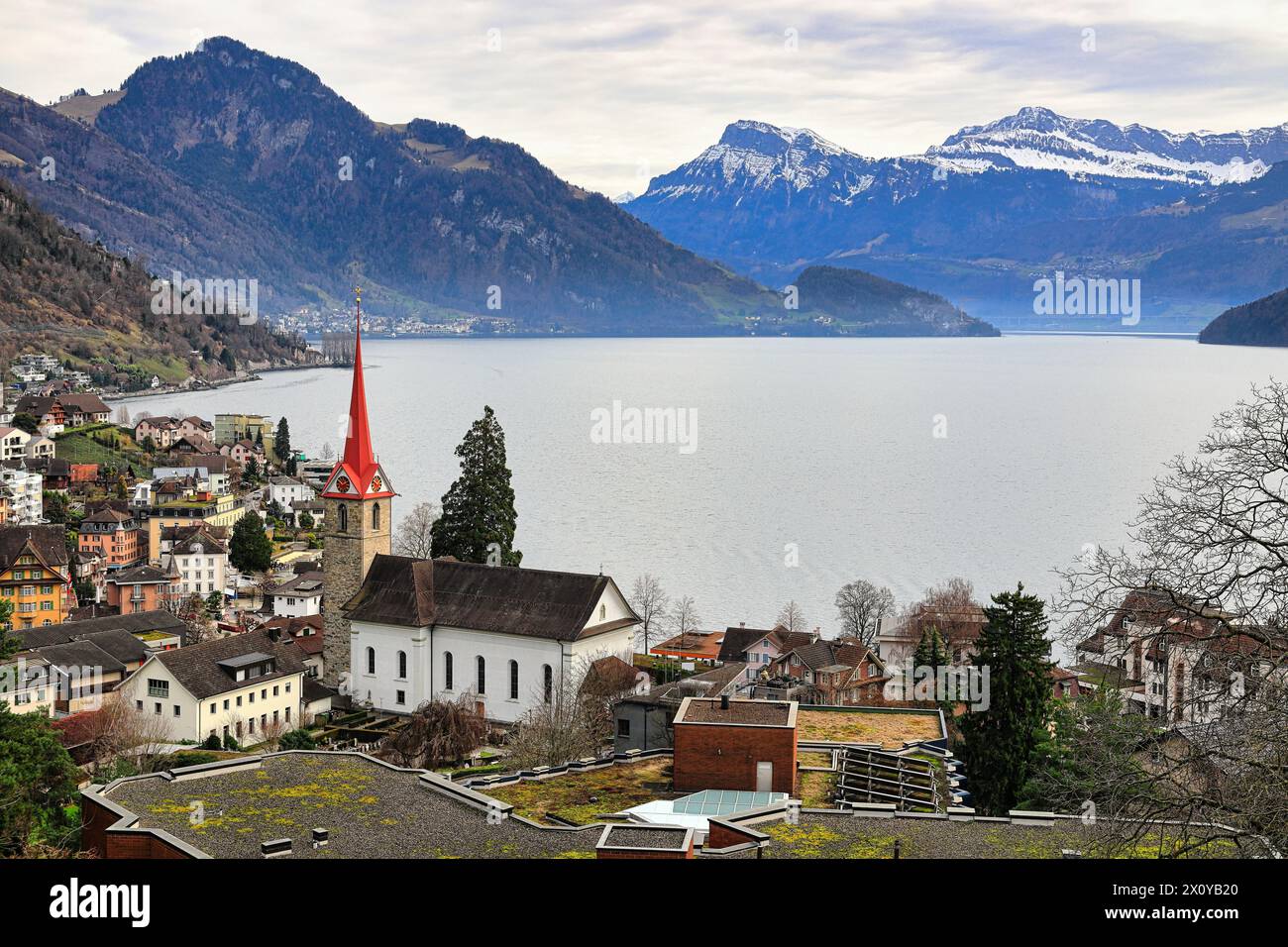 Weggis town hi-res stock photography and images - Alamy