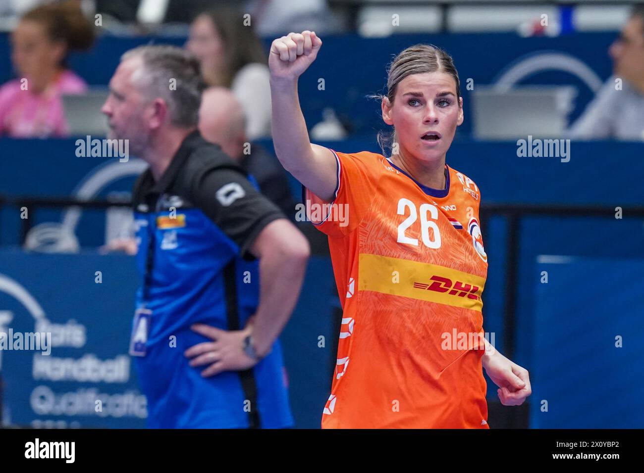 Torrevieja, Spain. 14th Apr, 2024. TORREVIEJA, SPAIN - APRIL 14: Angela ...