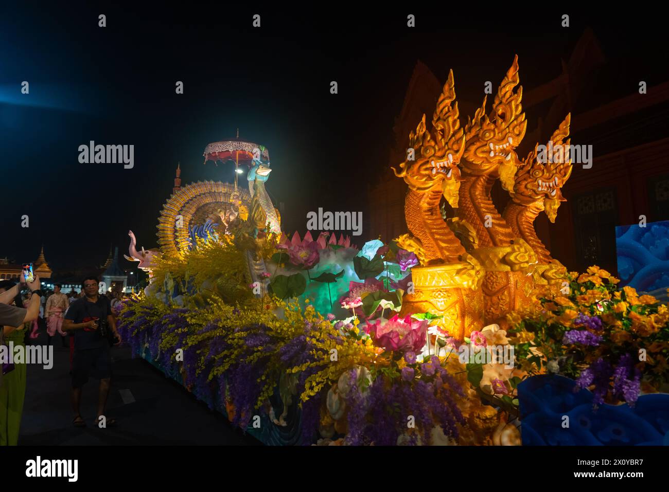 Bangkok,Thailand-April,11,2024: The stunning Songkran parade at Sanam ...