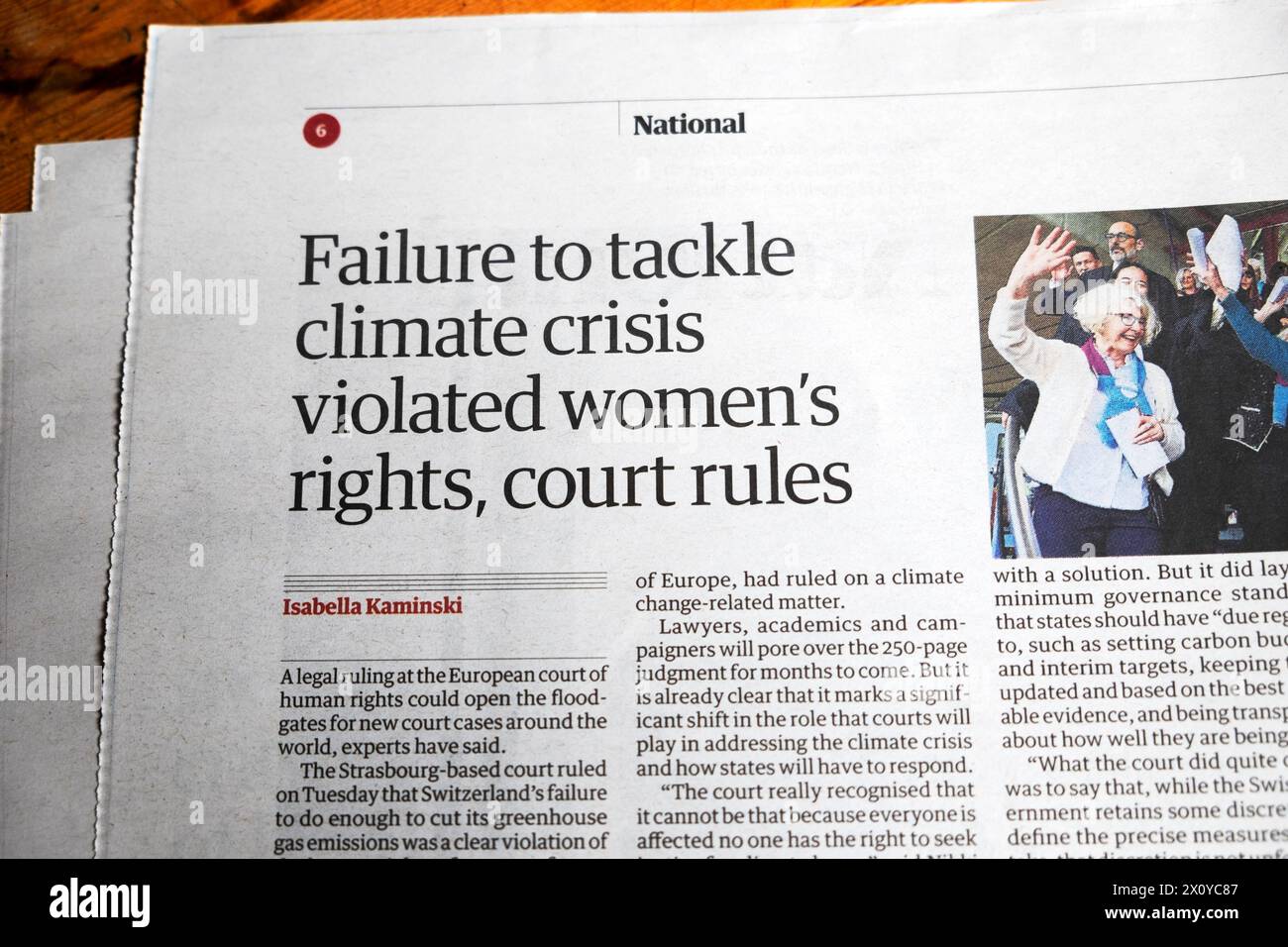 'Failure to tackle climate crisis violated women's rights court rules ...