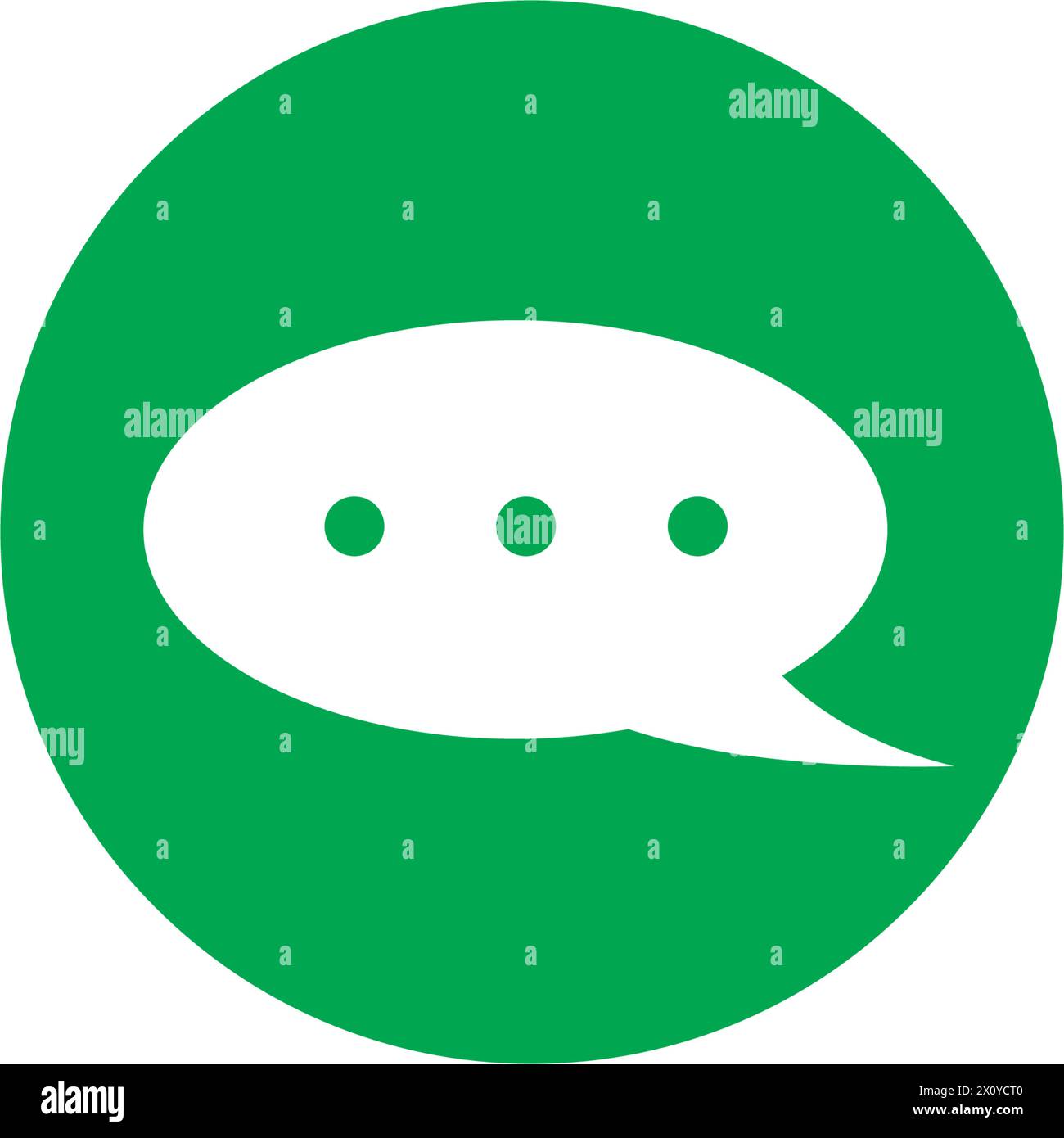 message icon logo, vector design illustration Stock Vector Image & Art ...