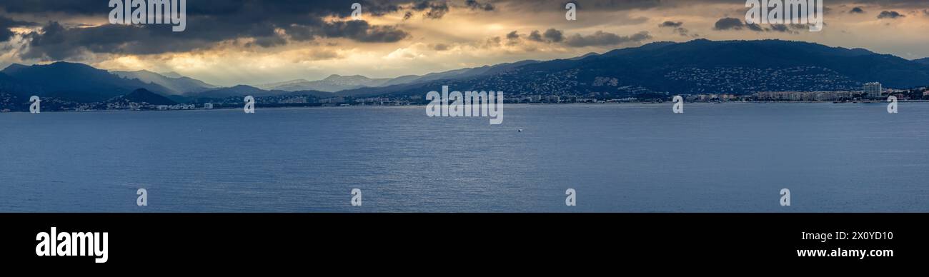 Stormy weather over Cannes on the south coast of France Stock Photo - Alamy
