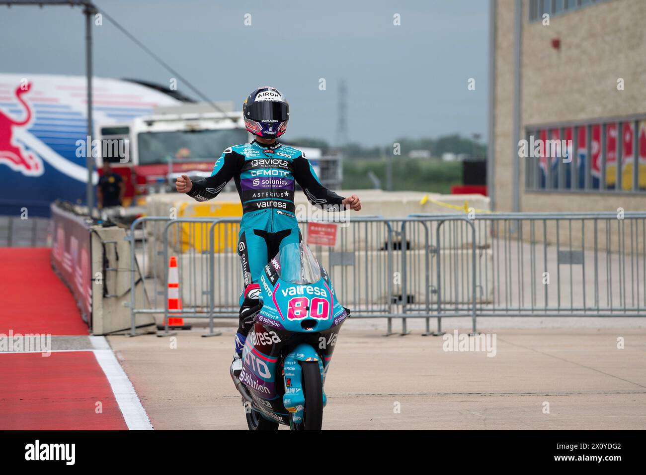 The Americas. 14th Apr, 2024. David Alonso (80) with CFMOTO Aspar Team ...