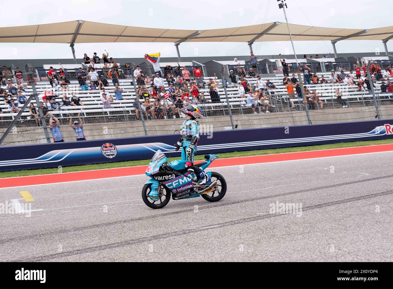 The Americas. 14th Apr, 2024. David Alonso (80) with CFMOTO Aspar Team ...