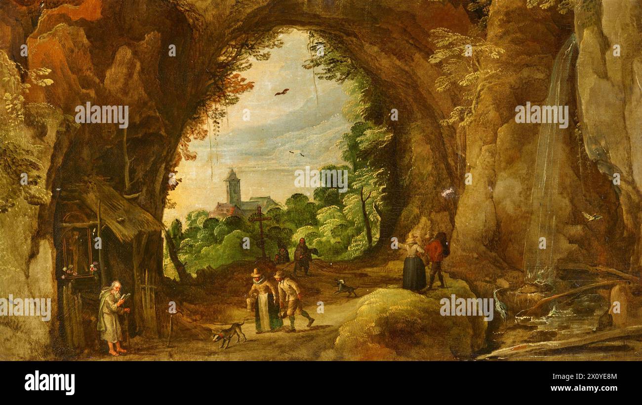 Grotto landscape with a hermitage hi-res stock photography and images ...