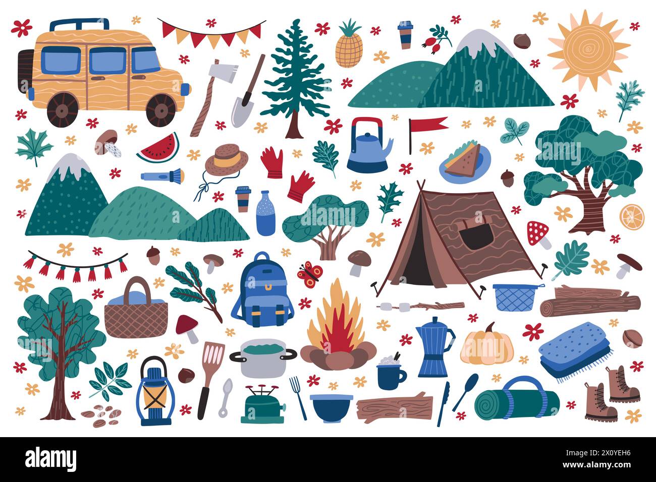 Car in summer Cut Out Stock Images & Pictures - Alamy