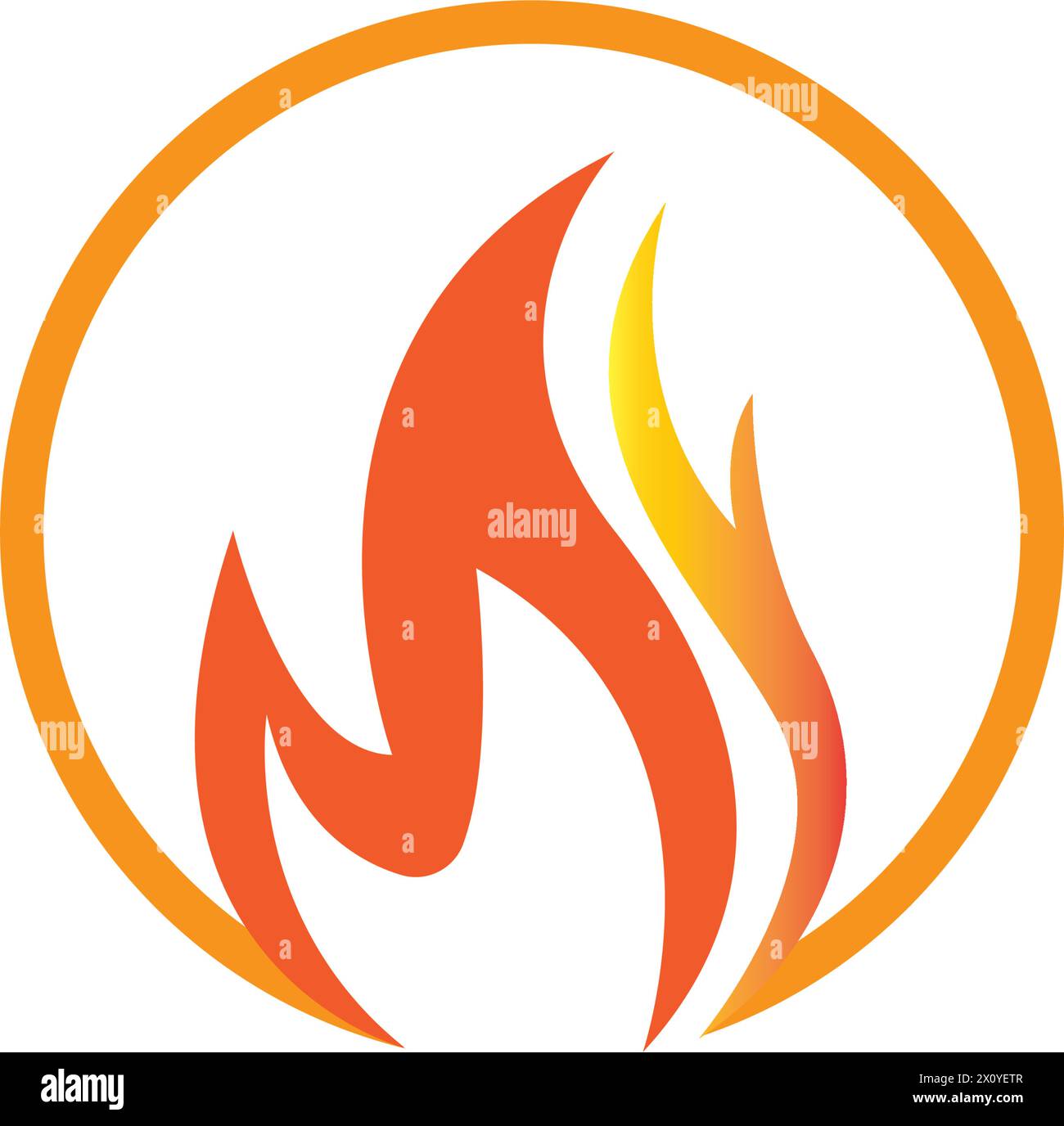 fire icon logo vector design template Stock Vector Image & Art - Alamy