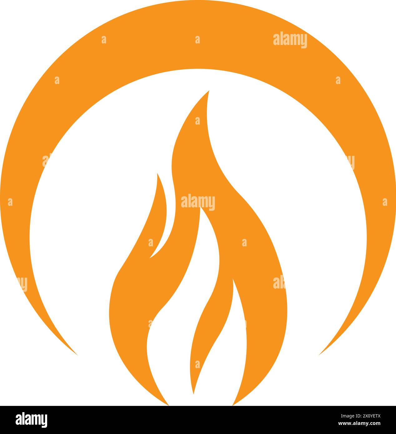 fire icon logo vector design template Stock Vector Image & Art - Alamy