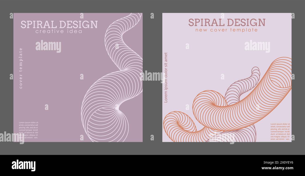 Three-dimensional spiral effect. The dynamic shape of the parallel ...