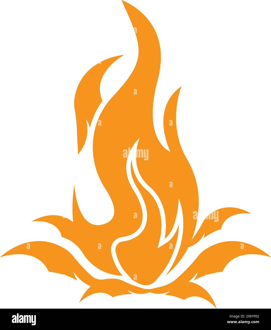 fire icon logo vector design template Stock Vector Image & Art - Alamy