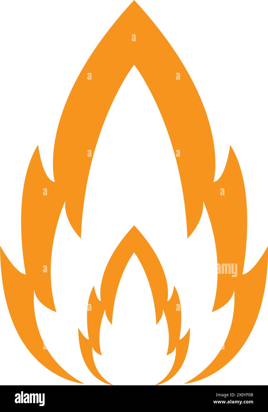 fire icon logo vector design template Stock Vector Image & Art - Alamy