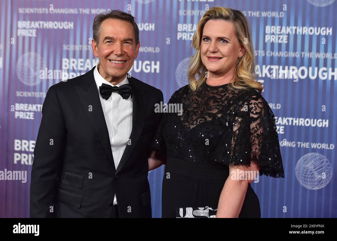 Jeff Koons, left, and Justine Wheeler-Koons arrive at the 10th ...