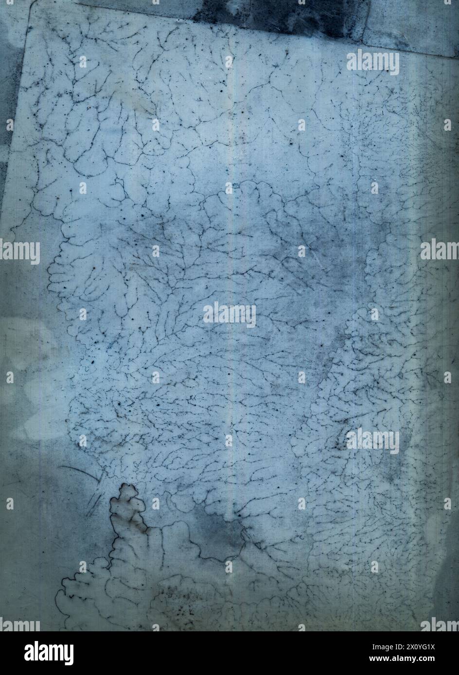 Dust scratch. Stained film. Gray white black color smear old chalkboard ...