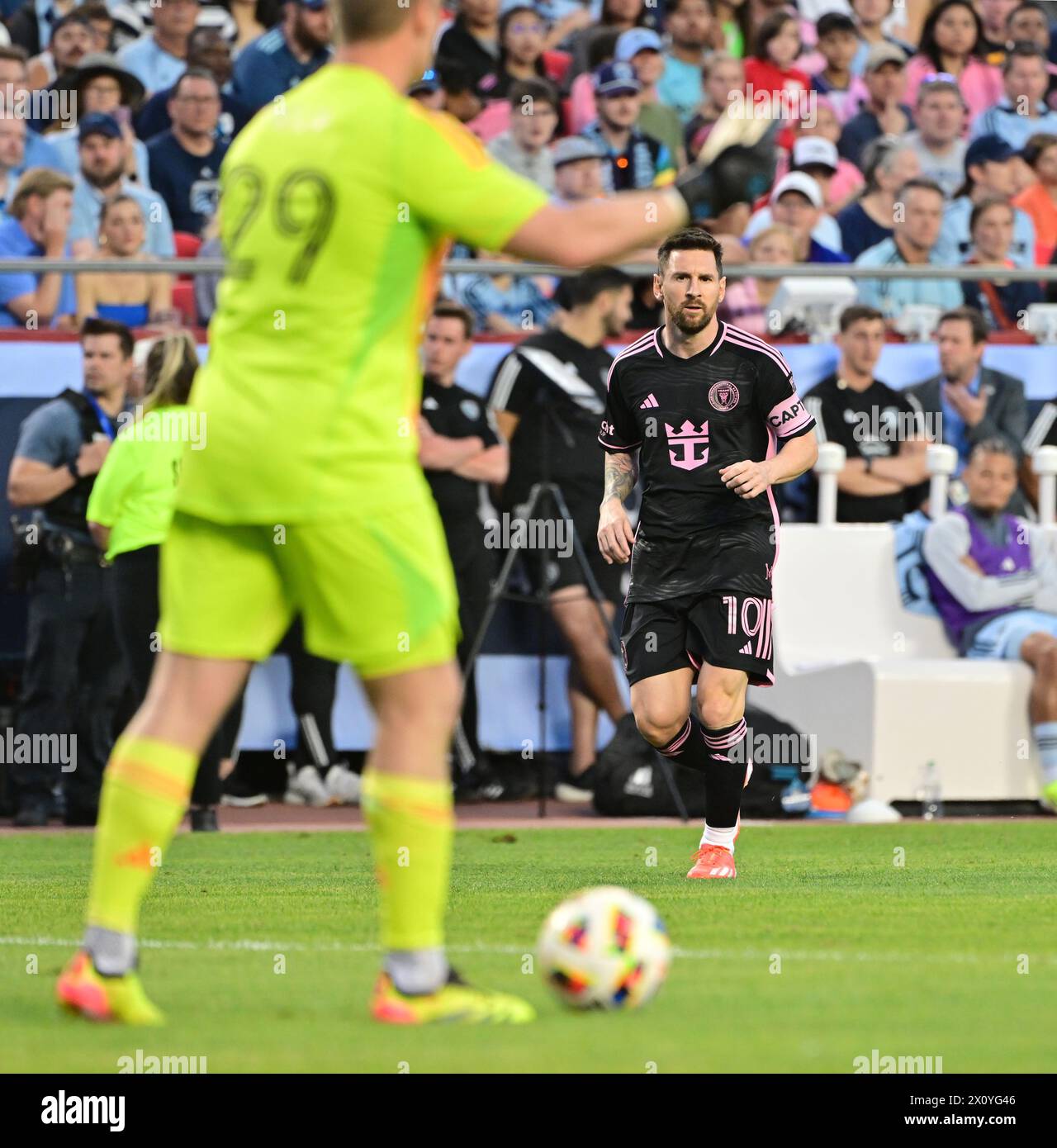 Kansas City, USA. 13th Apr, 2024. Lionel Messi and Inter Miami defeated ...