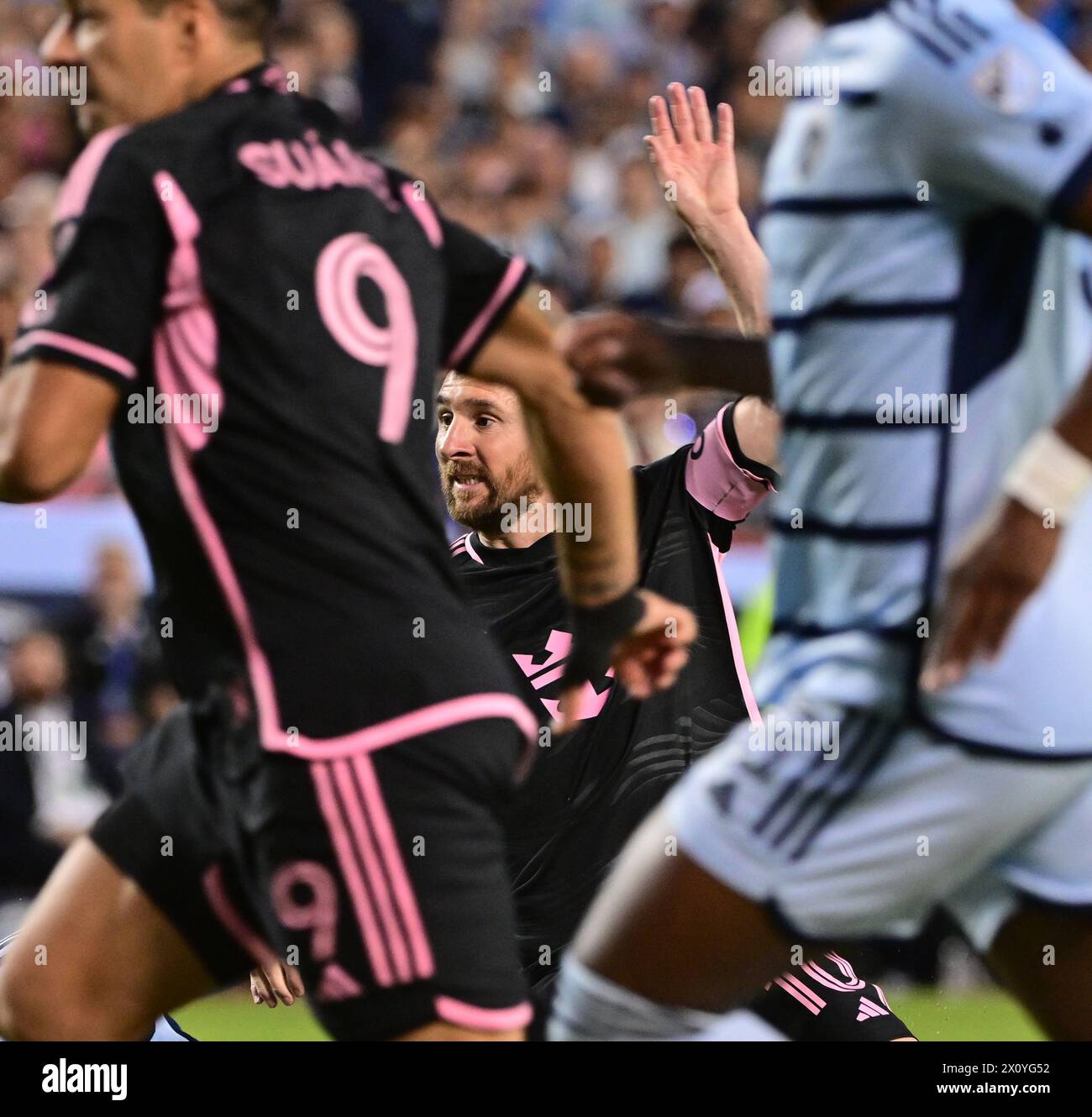 Kansas City, USA. 13th Apr, 2024. Lionel Messi and Inter Miami defeated ...