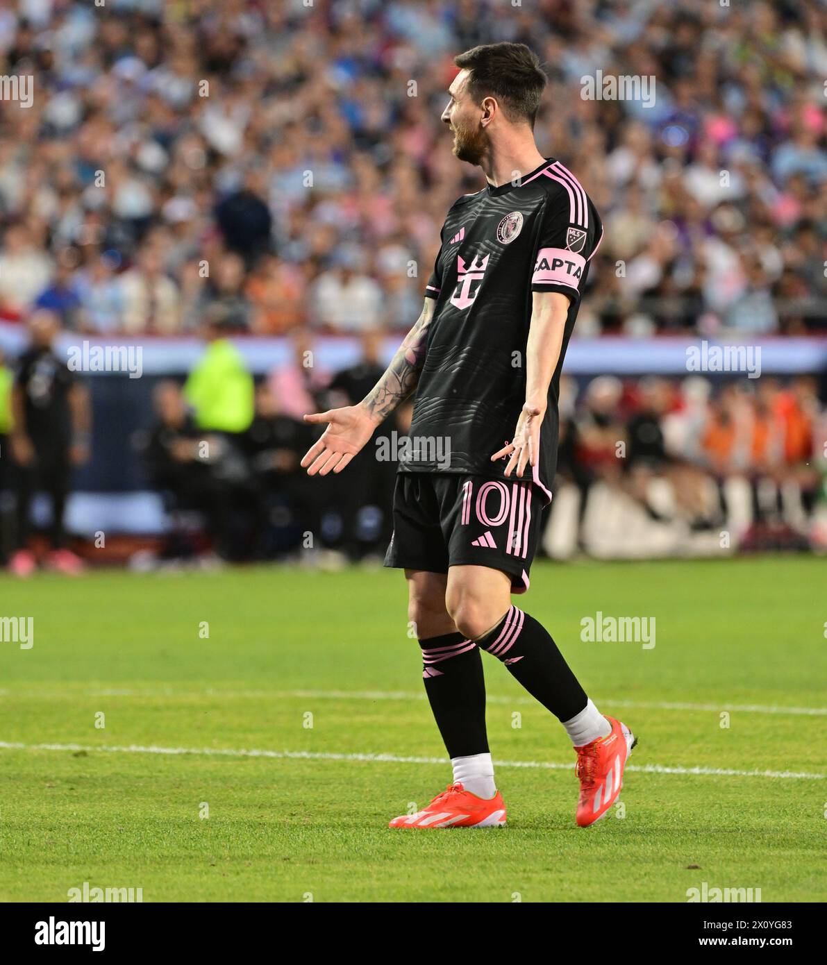 Kansas City, USA. 13th Apr, 2024. Lionel Messi and Inter Miami defeated ...