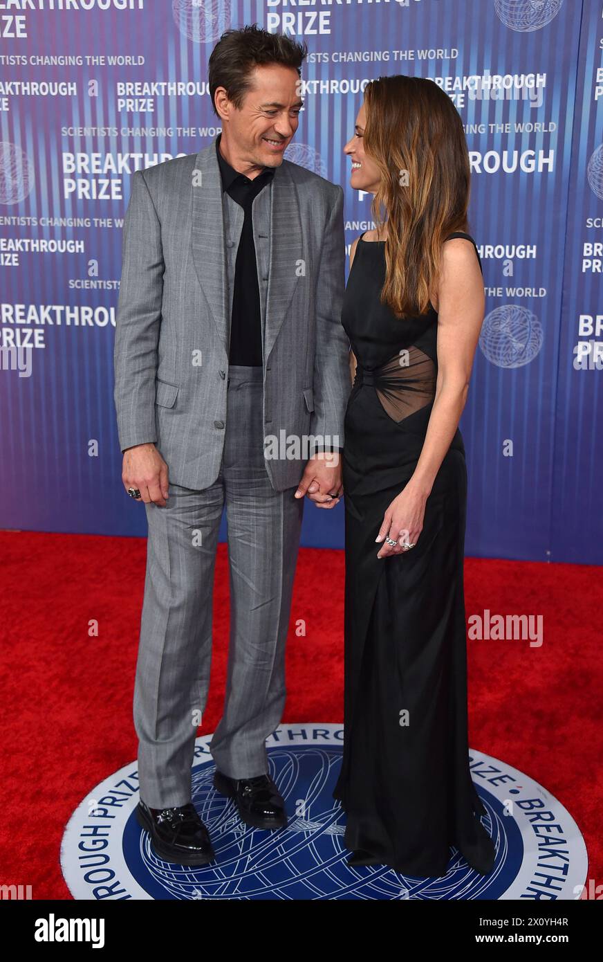 Susan Downey and Robert Downey Jr. arrive at the 10th Breakthrough ...