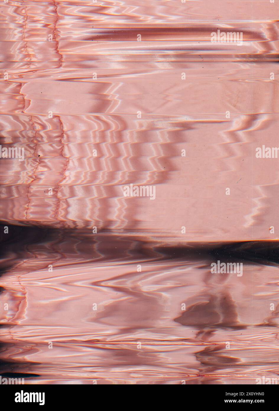 Glitch pattern. Image distortion. Pink color growing artefact analog ...