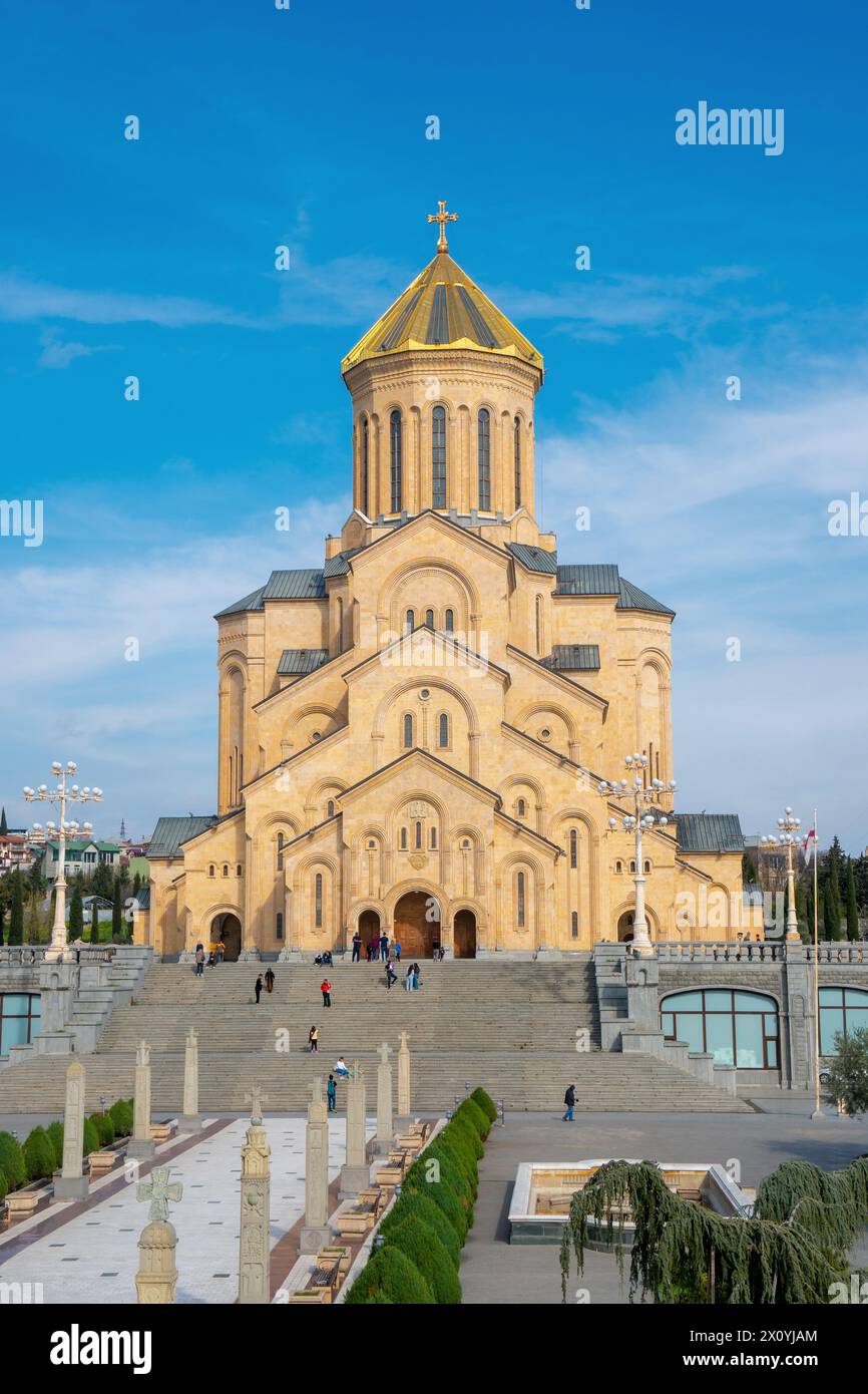 The Holy Trinity Cathedral of Tbilisi, known as Sameba Stock Photo - Alamy
