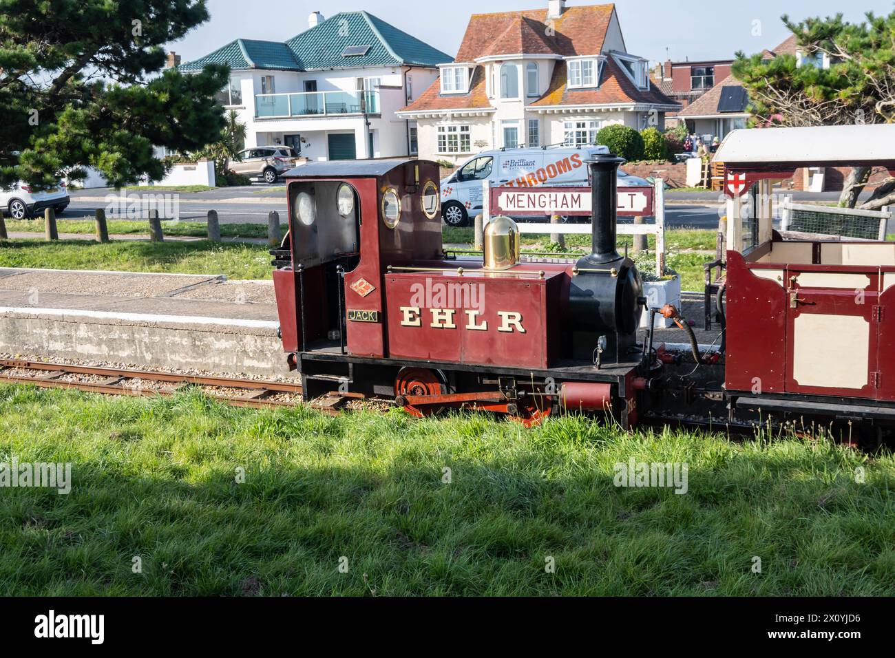 HAYLING ISLAND, ENGLAND - 9 September 2023: The Islander heritage ...