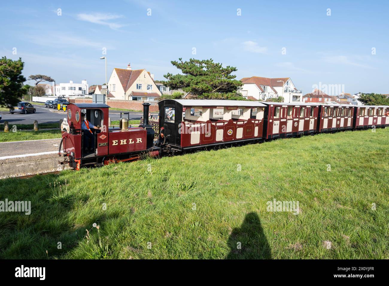 HAYLING ISLAND, ENGLAND - 9 September 2023: The Islander heritage ...