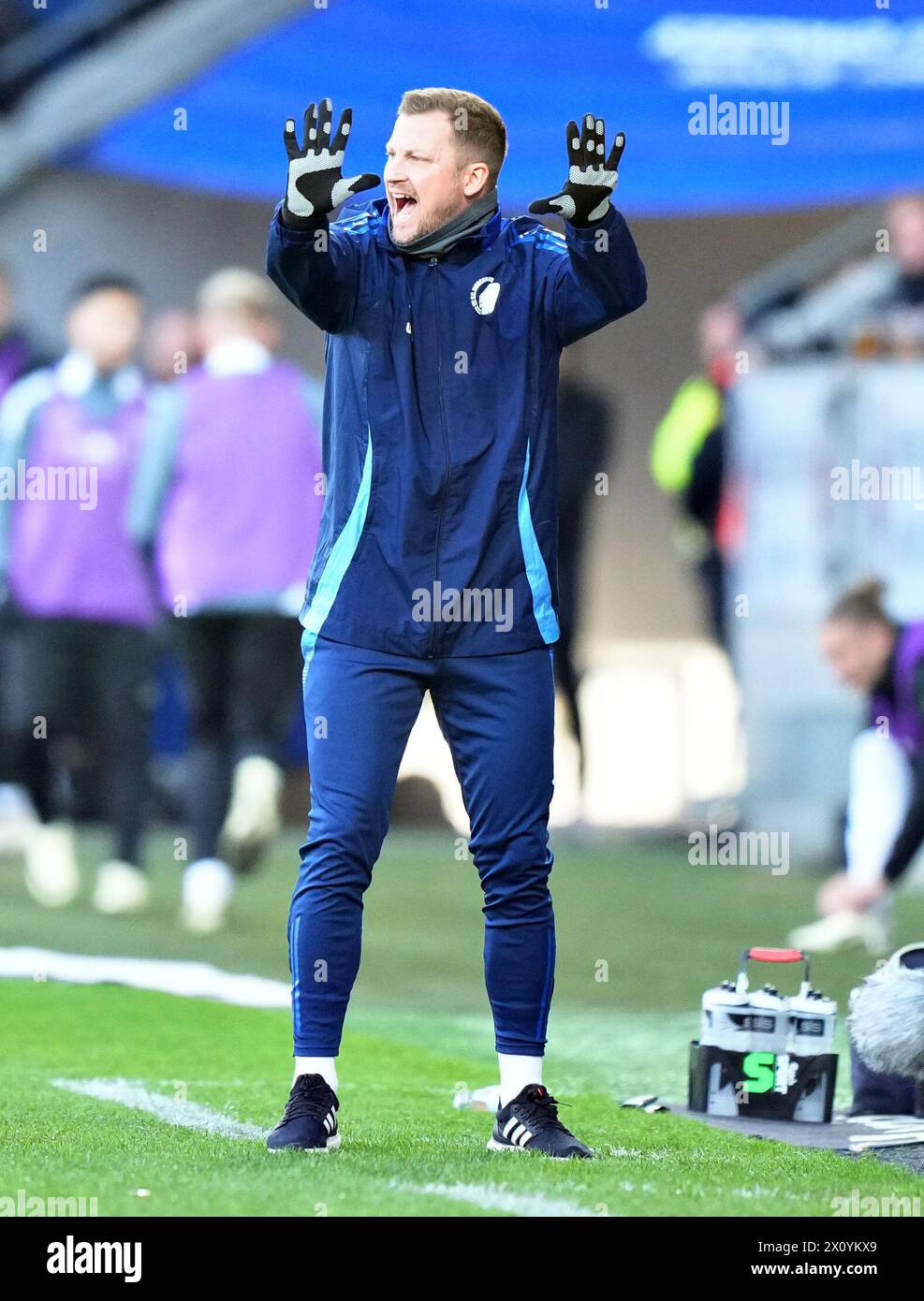 FC Copenhagen's coach Jacob Neestrup in the Superliga match between FC ...