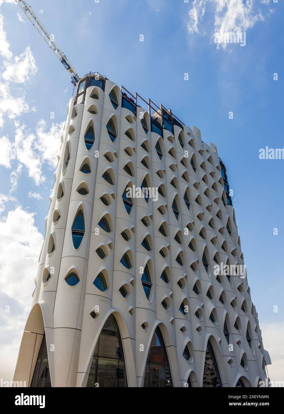 Denver, Colorado - March 31, 2024: Under construction Populus Hotel on ...