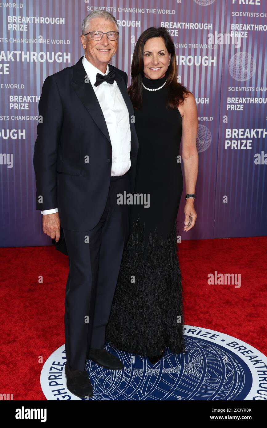 Bill Gates and Paula Hurd attends the 2024 Breakthrough Prize Ceremony ...